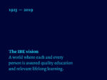 IBE - UNESCO A Visual History of the IBE — multipleStudio